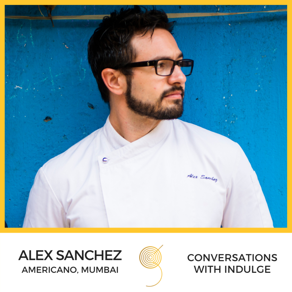 Conversations with Indulge - Alex Sanchez, Chef-Owner, Americano ...